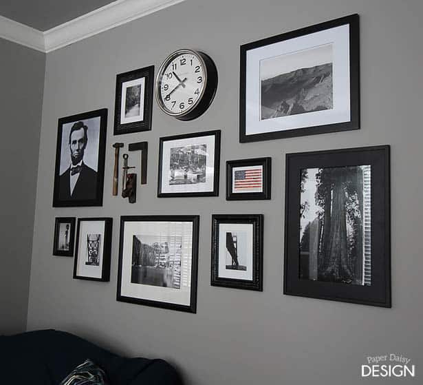 Office Gallery Wall: Americana Gallery Wall - Deeply Southern Home