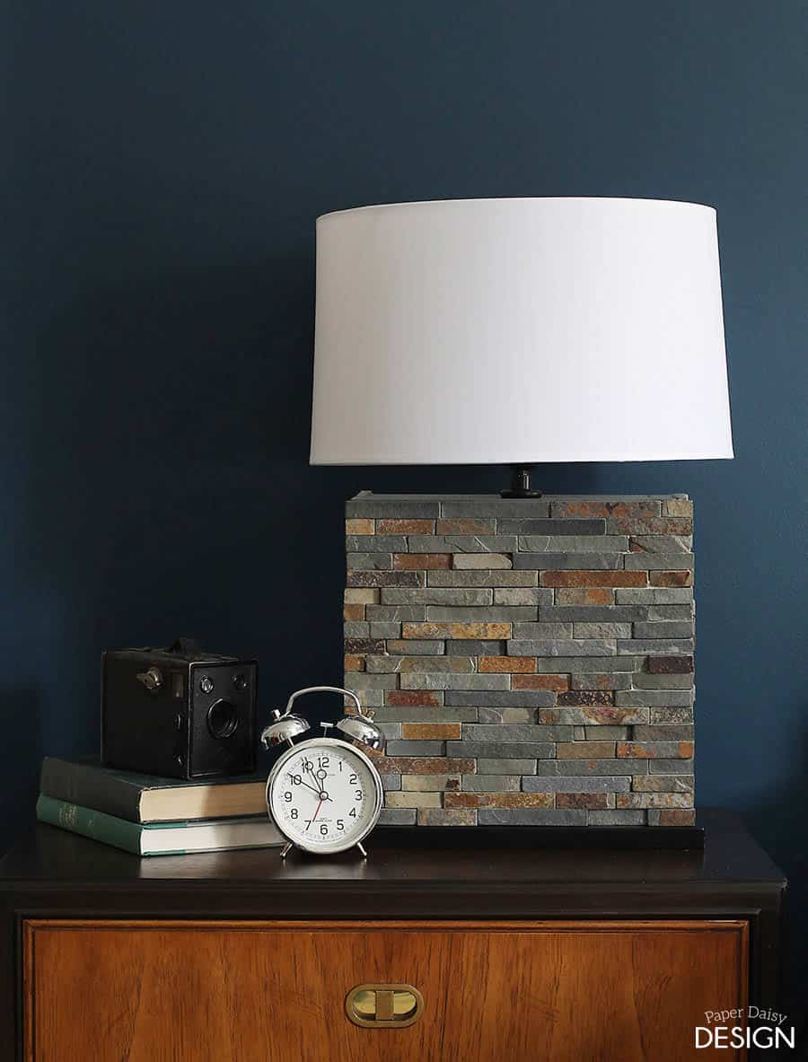 Modern Tile Lamp, DIY Lighting Project - Deeply Southern Home