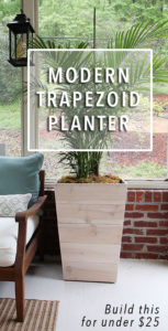 Modern trapezoid planters - Deeply Southern Home
