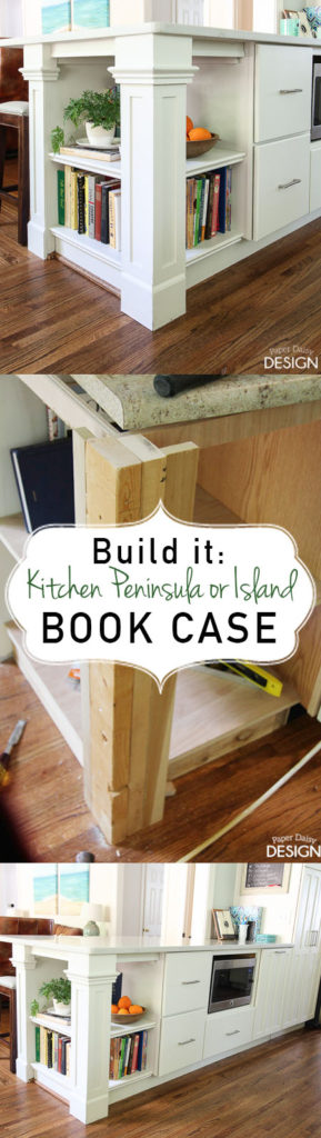 Build it: Custom Kitchen Bookcase - Deeply Southern Home