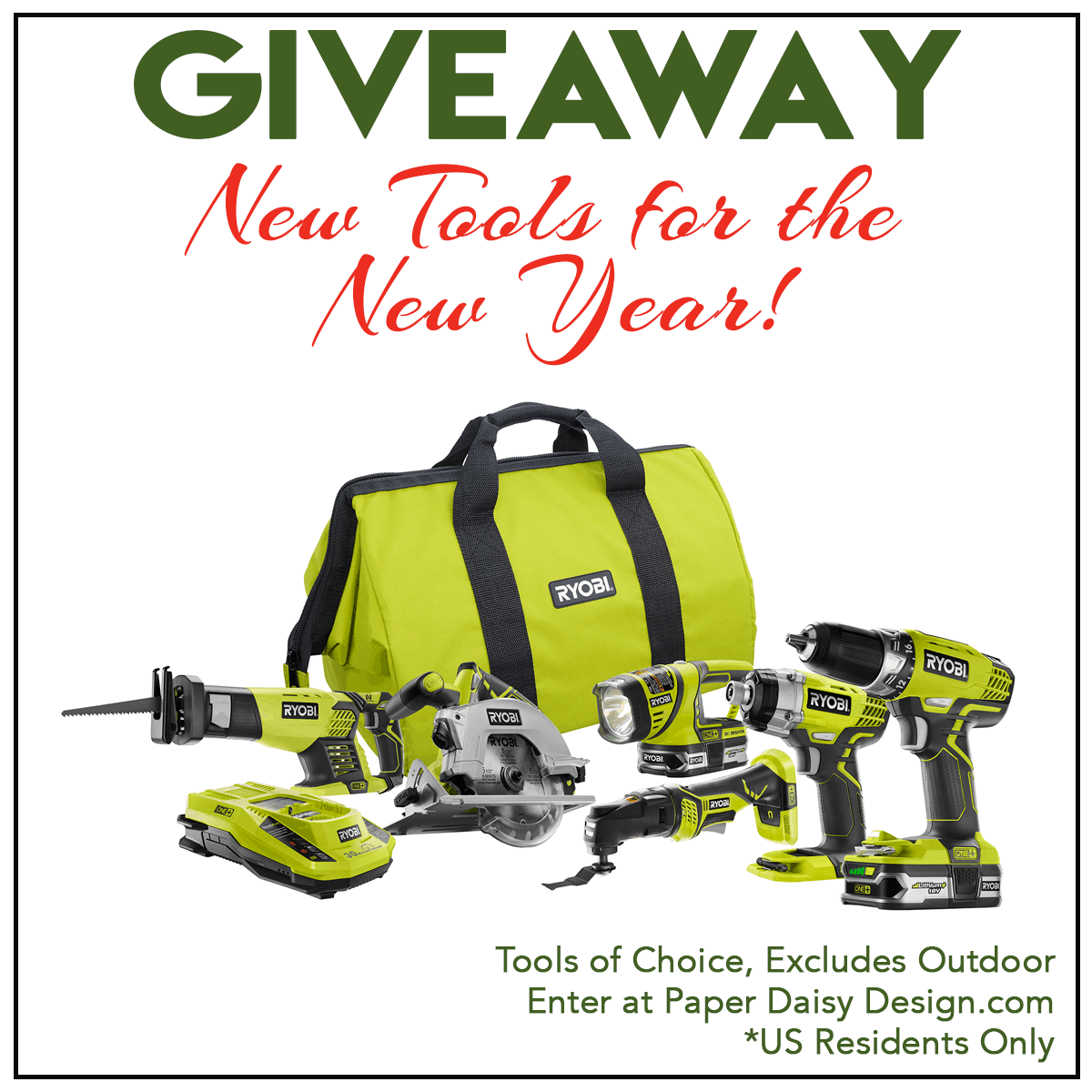 Wooden Hexagon Wreath & Ryobi Tools Giveaway - Deeply Southern Home