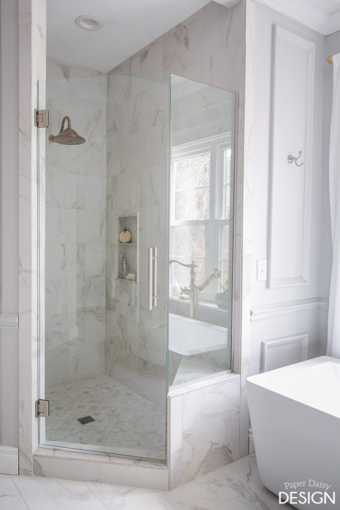 Living in the new "Opulent Master Bathroom" - Deeply Southern Home