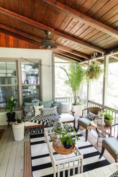 9 Essentials for a Stylish, Cozy Porch or Patio - Deeply Southern Home