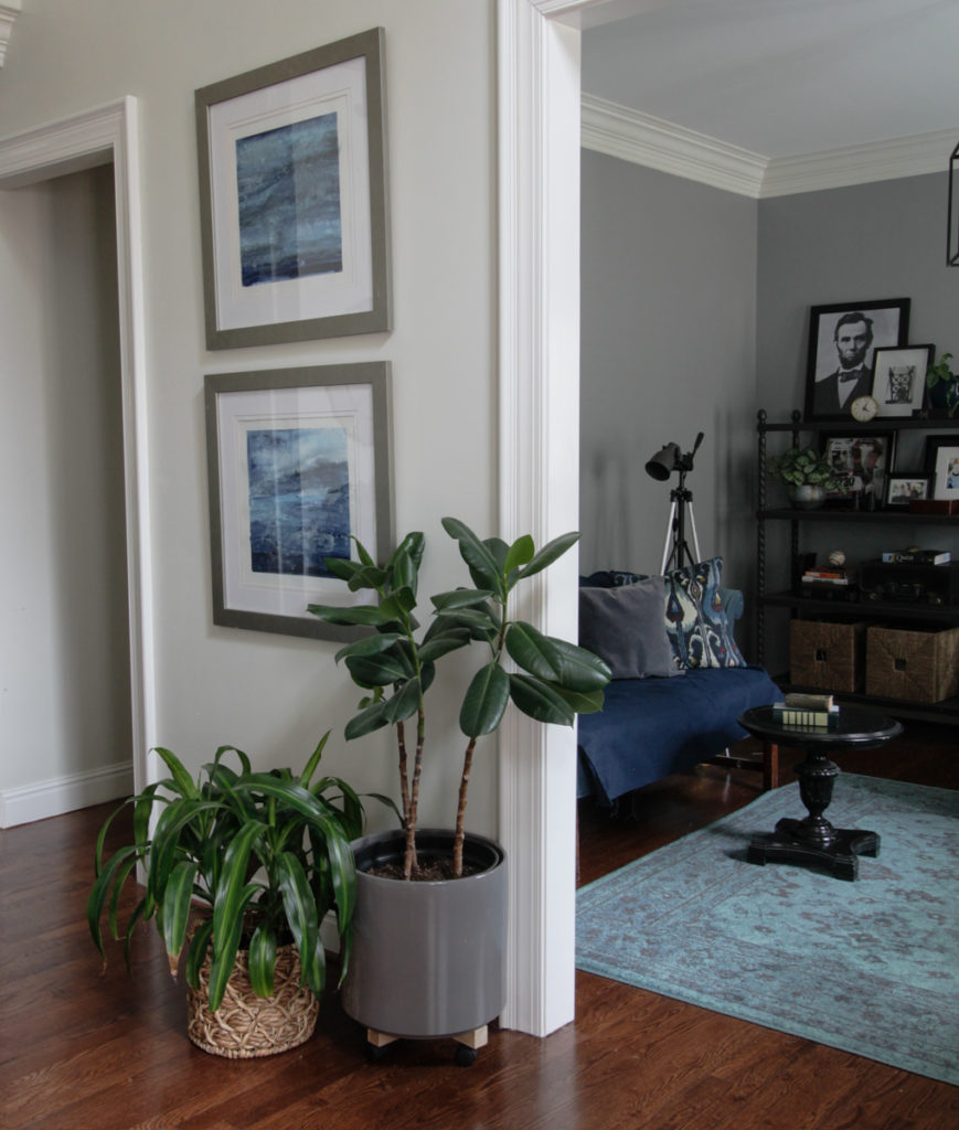 Indigo Style & a Simple Foyer Refresh - Deeply Southern Home
