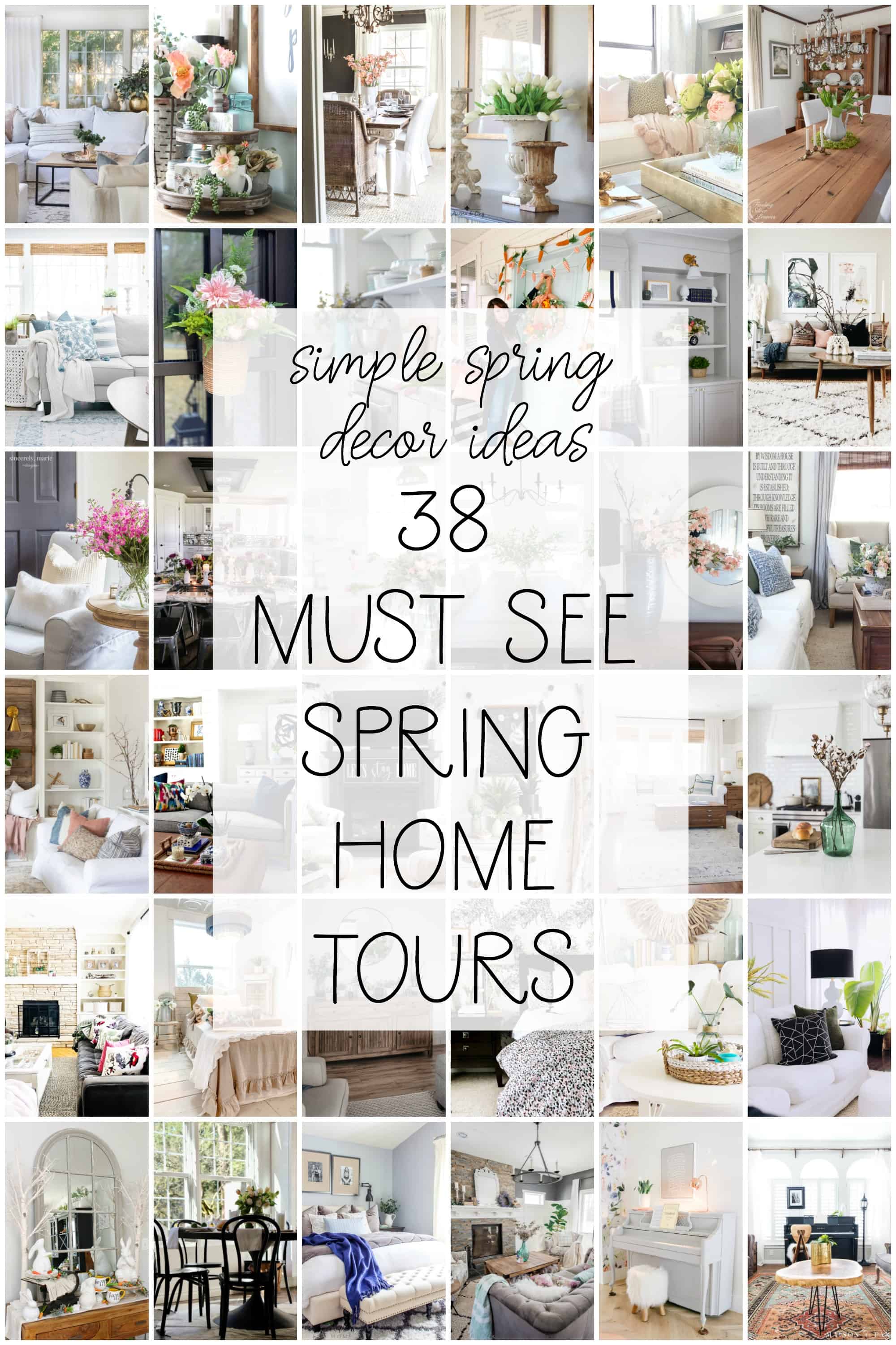 Seasonal Simplicity Spring Home Tour - Deeply Southern Home