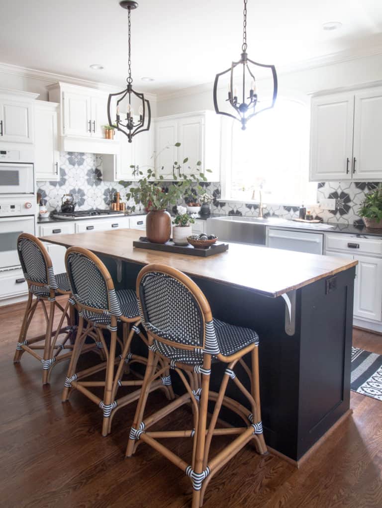 Easy Geometric Wood Serving Tray & Spring in the Kitchen - Deeply ...
