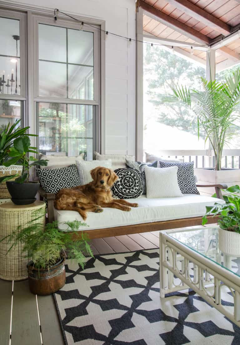 9 Essentials for a Stylish, Cozy Porch or Patio - Deeply Southern Home