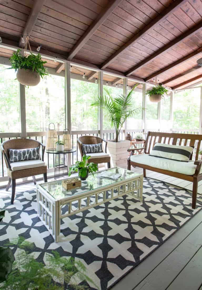 9 Essentials for a Stylish, Cozy Porch or Patio - Deeply Southern Home