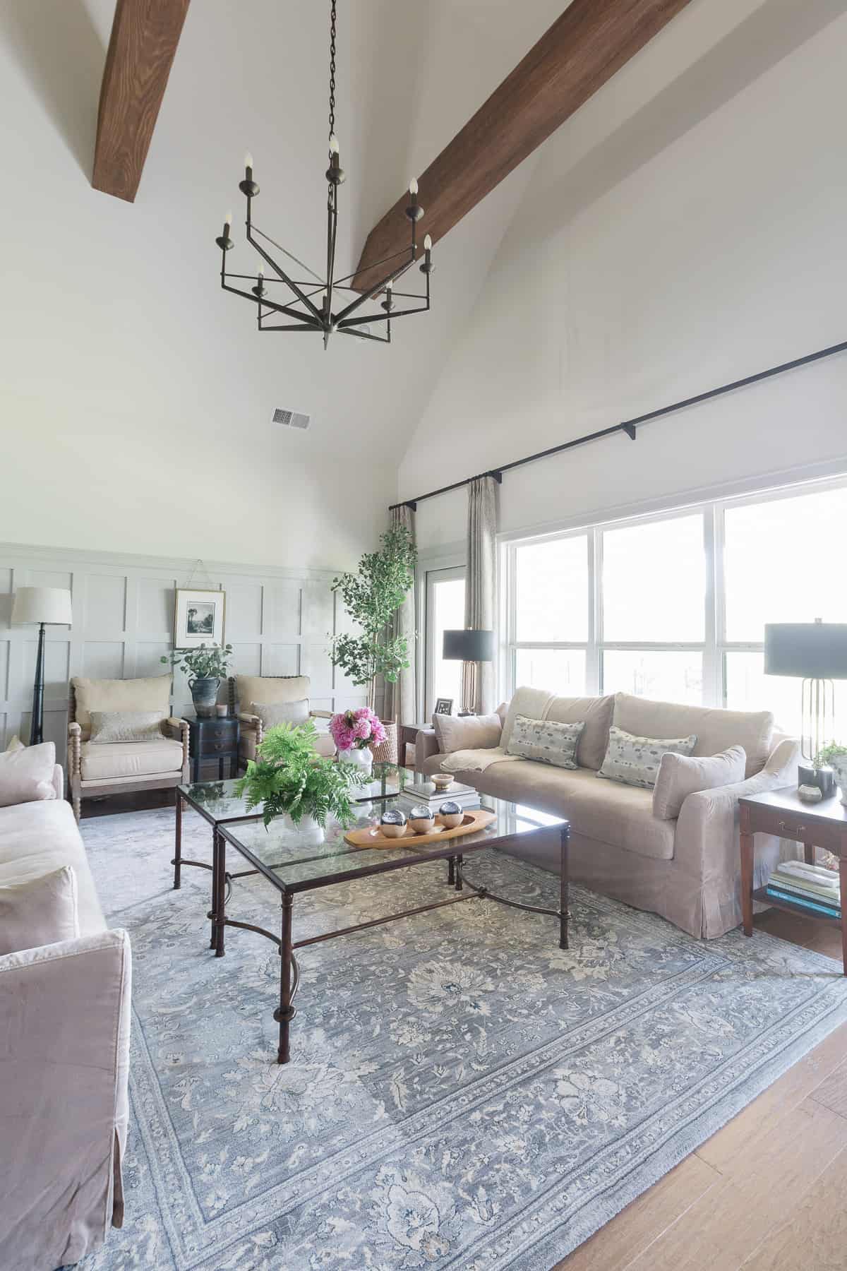 One Room Challenge Spring 2020 Open Living and Dining Room Reveal ...