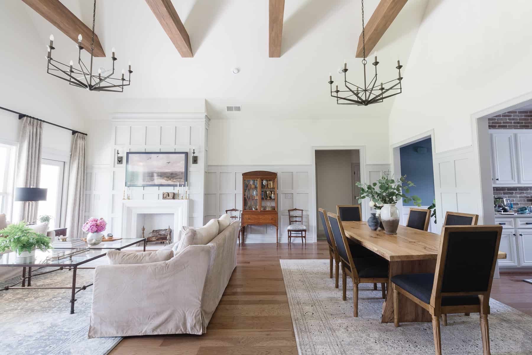 One Room Challenge Spring 2020 Open Living and Dining Room Reveal ...