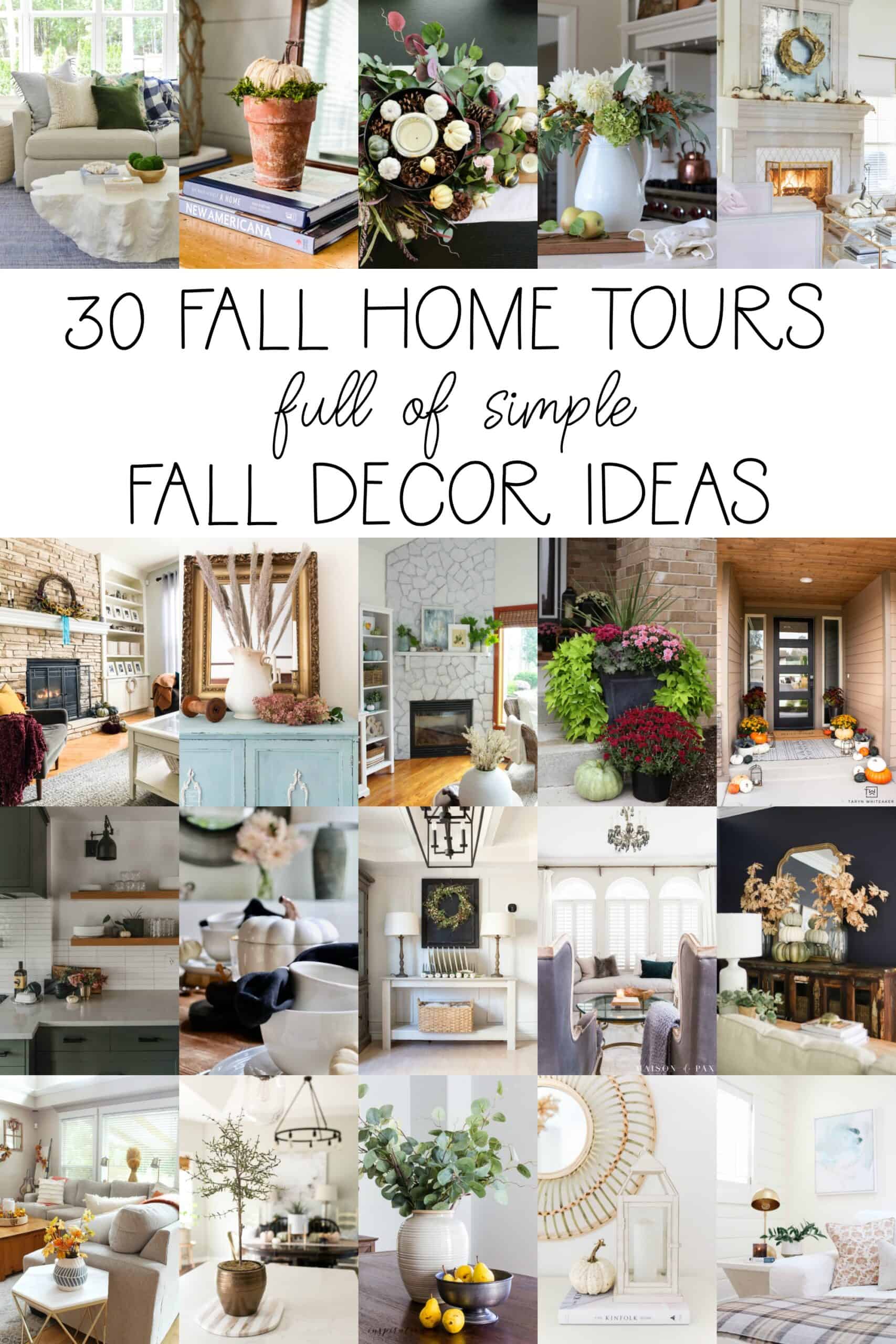 How to Style Your Home for Fall: A Fall Home Tour - Deeply Southern Home