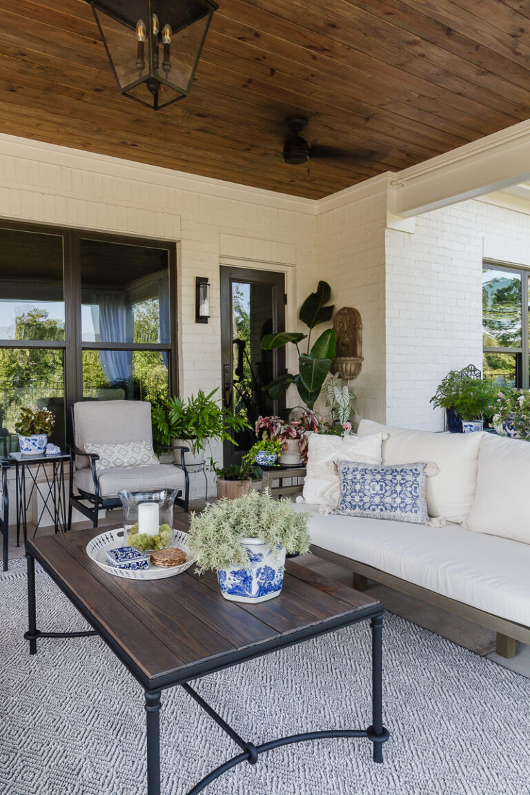 Our Extended Back Patio Reveal - Deeply Southern Home