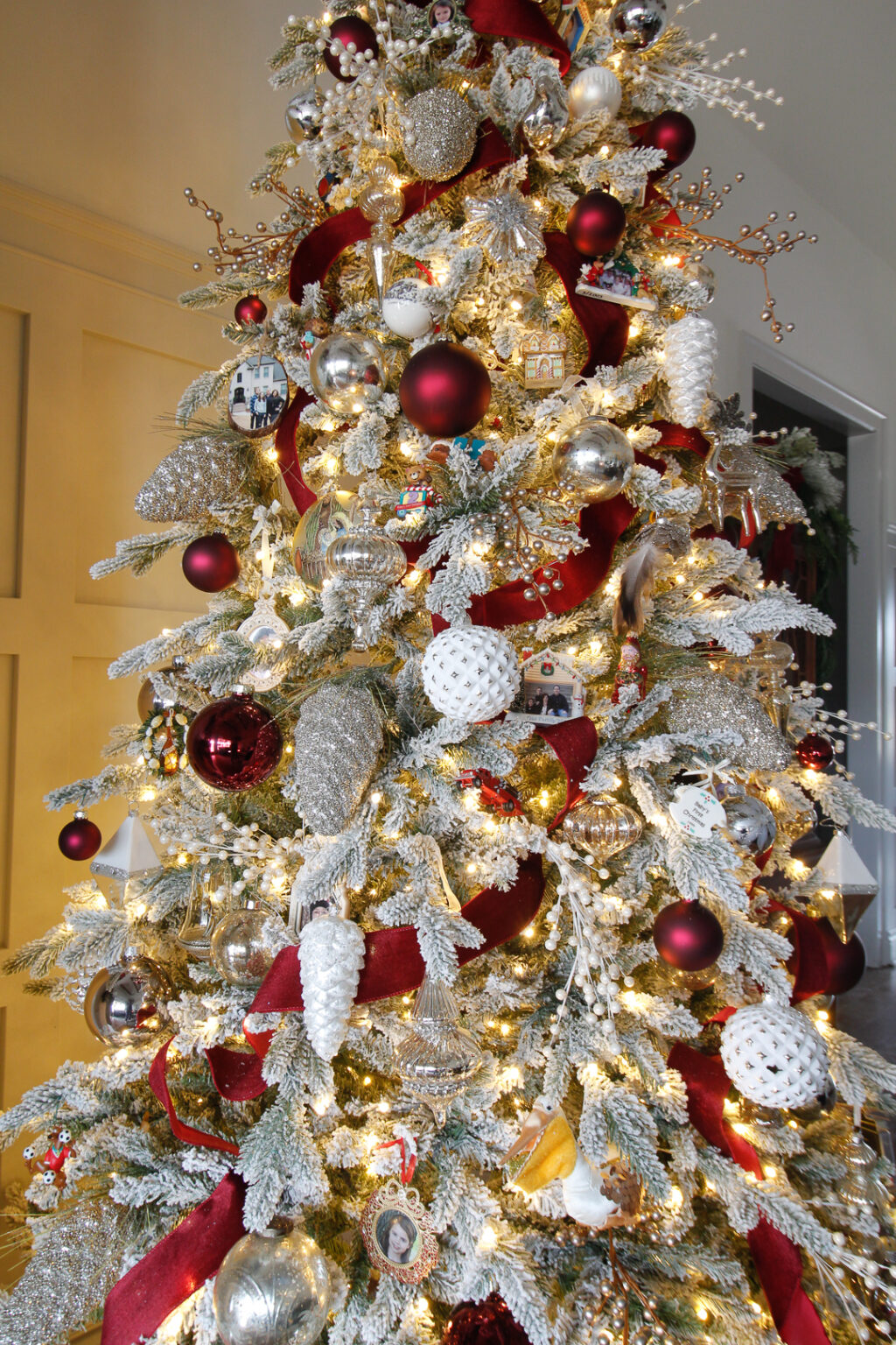 A Snowy, Silver Christmas Home Tour - Deeply Southern Home